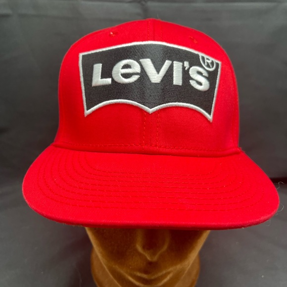 Levi's | Accessories | Nwt Levis Red Snap Back Hat | Poshmark